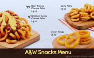 A&W Singapore Menu with Updated Prices 2024
