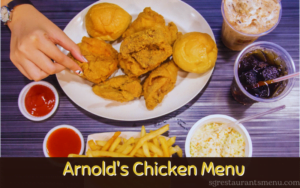 Arnold's Chicken Menu Singapore with Updated Prices 2025