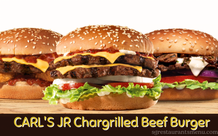 Carl's Jr Singapore Menu with Prices (Updated 2025)