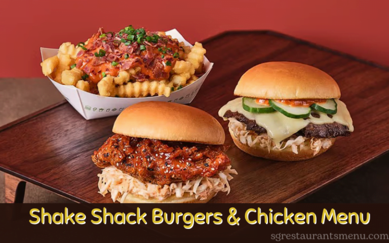 Shake Shack Menu Singapore With Updated Prices 2024