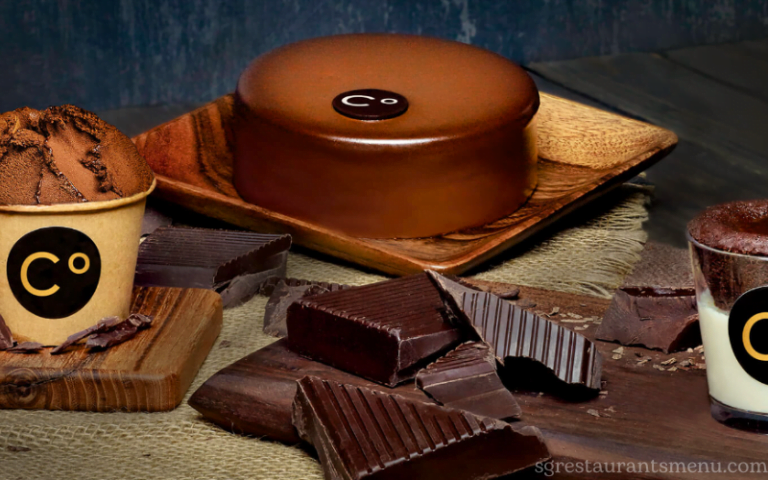 Chocolate Origin Menu Singapore with Latest Prices 2025