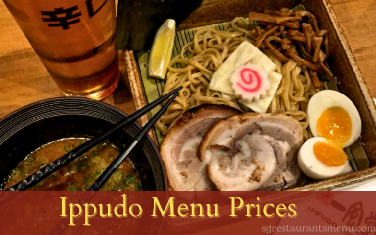 Ippudo Menu Singapore with Prices - Updated 2025