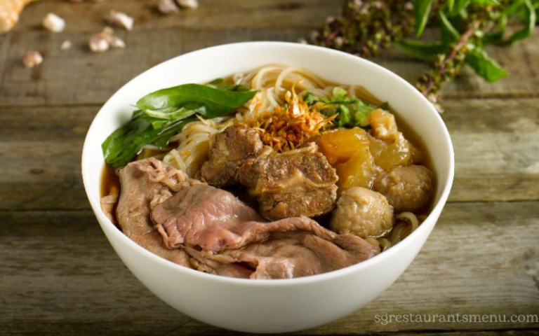 Saap Saap Thai Menu Singapore with Latest Prices 2025