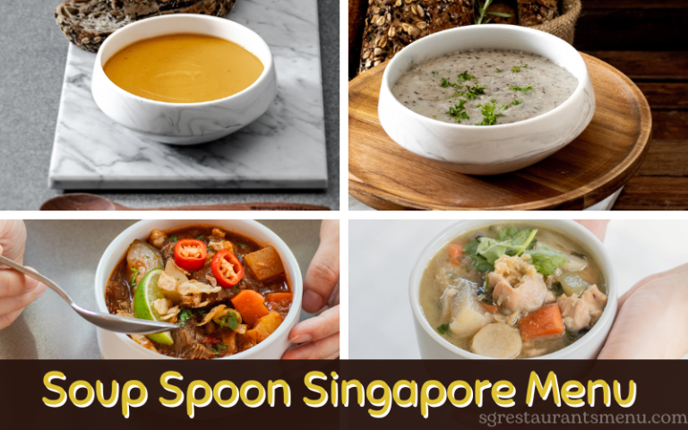 Soup Spoon Menu Prices Singapore - Deals & Rewards 2024