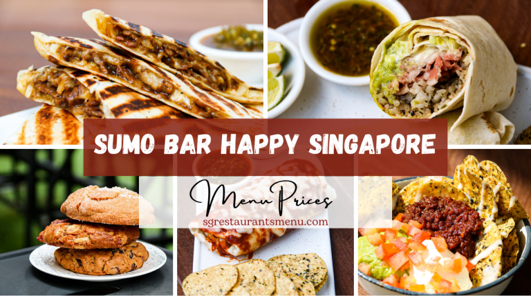 Sumo Bar Happy Menu Prices Singapore - Updated 2025