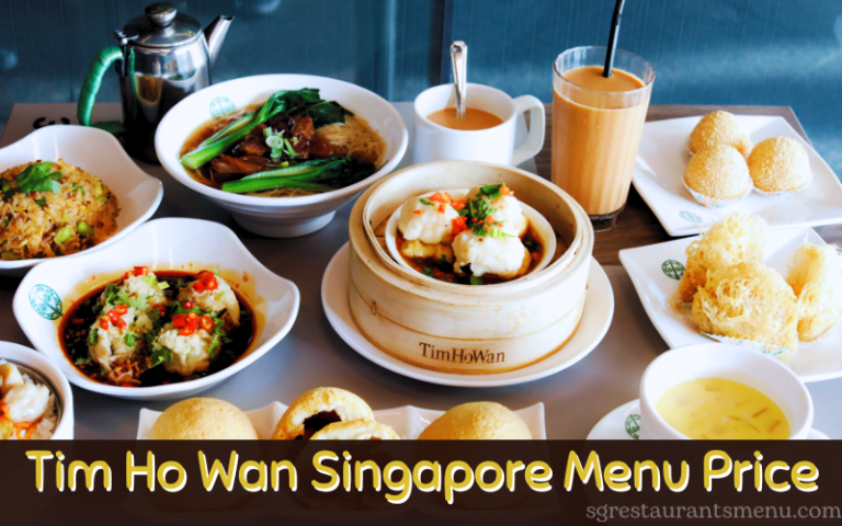 Tim Ho Wan Menu Prices Singapore 2025