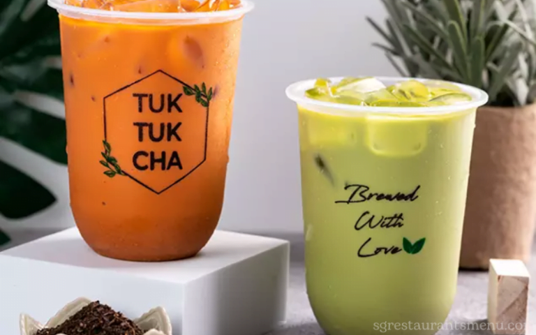 Tuk Tuk Cha Menu Prices Singapore 2025