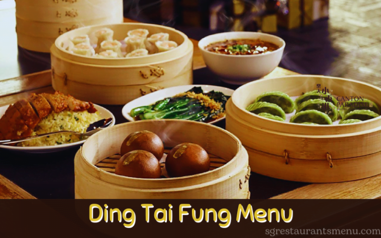 Din Tai Fung Menu Singapore Prices 2025 - Promos & Reviews