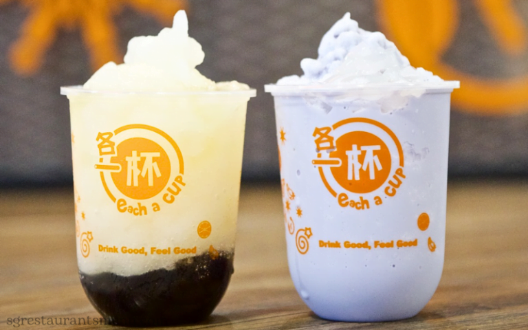 Each A Cup Menu Singapore With Prices (Updated 2025)