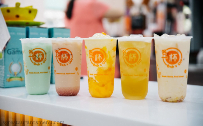 Each A Cup Menu Singapore With Prices (Updated 2025)