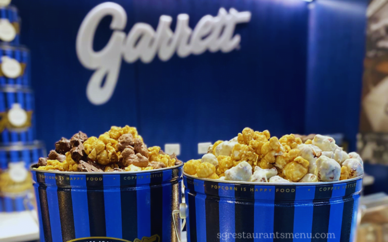 Garrett Popcorn Singapore Menu with Prices 2025