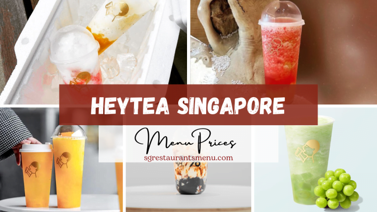 Heytea Menu Singapore with Updated Prices 2025