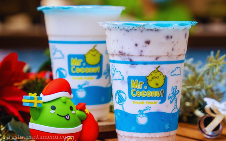 Mr Coconut Menu Singapore With Prices 2024