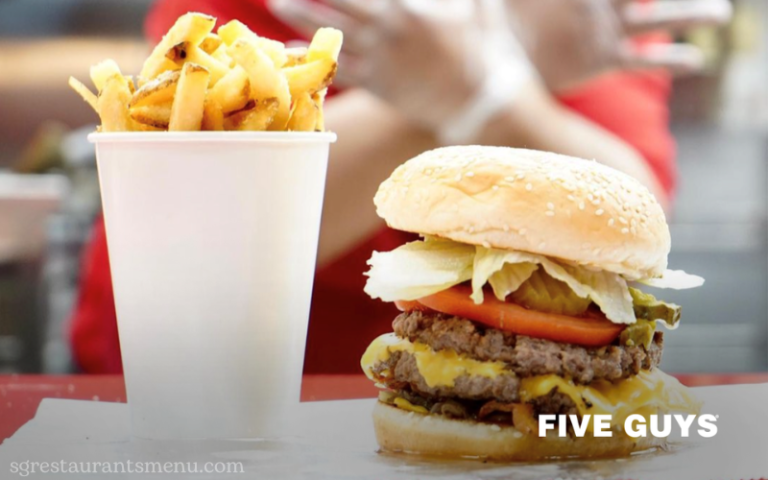 Five Guys Menu Prices- Outlets & Hours Singapore 2024