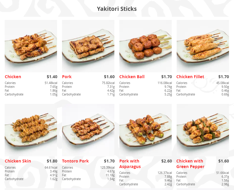 Tori Q Menu Singapore with Updated Prices 2024