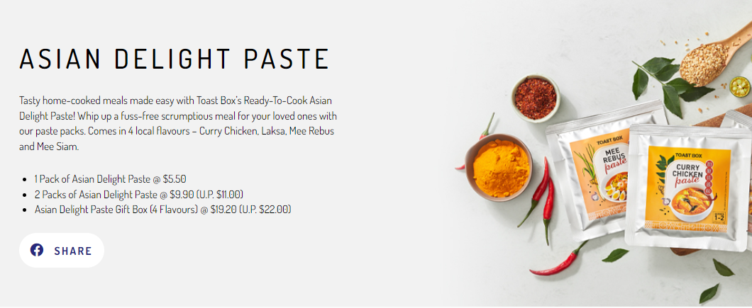 Toast Box Menu Singapore With Prices 2025