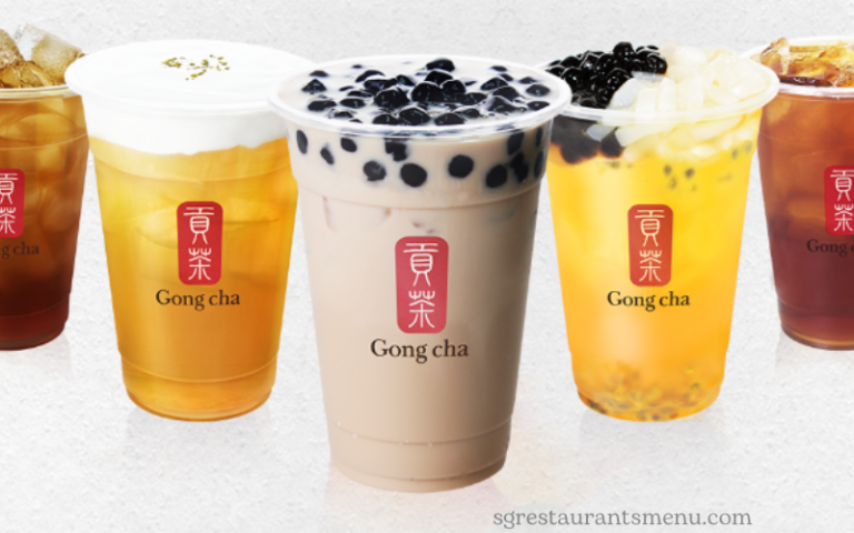 Gong Cha Menu Price Singapore 2024