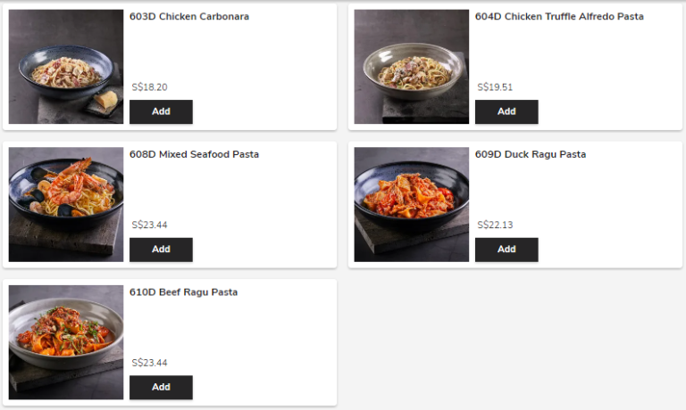 Josh Grill Menu Singapore with Latest Prices 2024