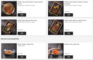 Josh Grill Menu Singapore with Latest Prices 2024