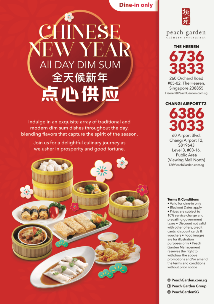 Peach Garden Menu Singapore With Prices 2024