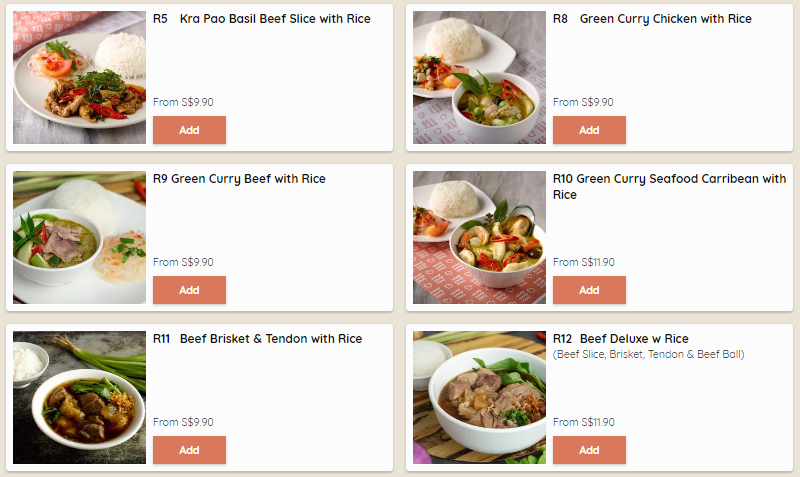 Saap Saap Thai Menu Singapore with Updated Prices 2024