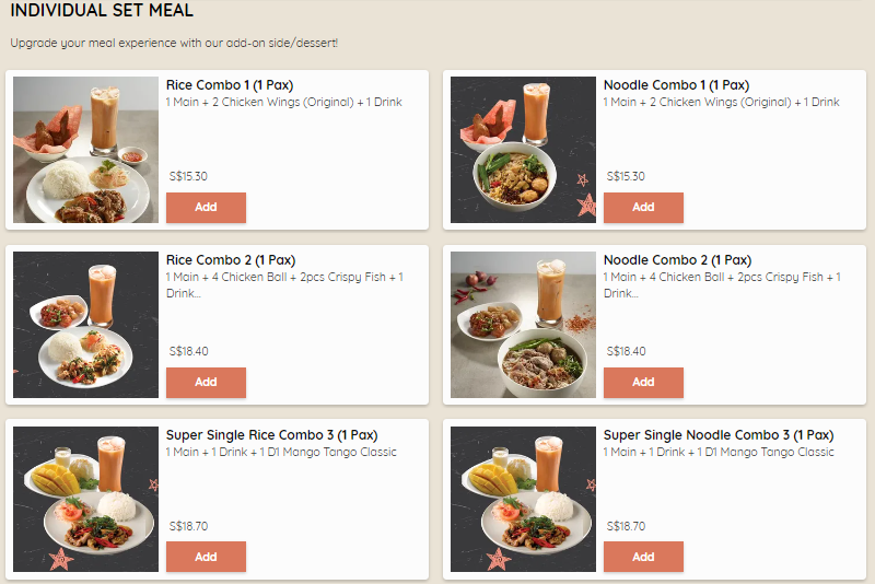 Saap Saap Thai Menu Singapore with Updated Prices 2024