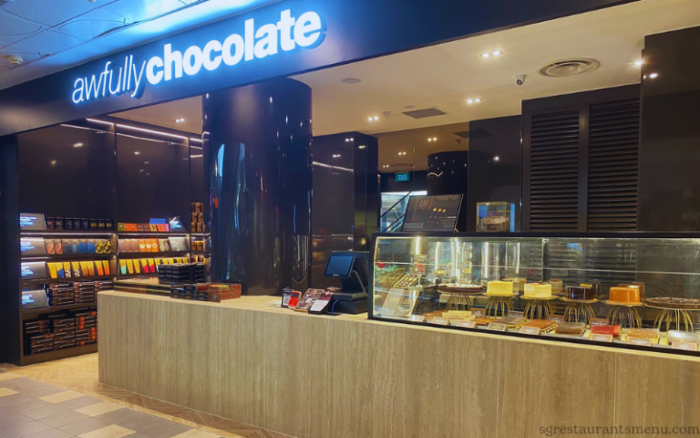 Awfully Chocolate Menu Singapore With Prices (Updated 2024)