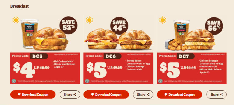 Burger King Breakfast Menu Prices 2024 - Coupons & Reviews!