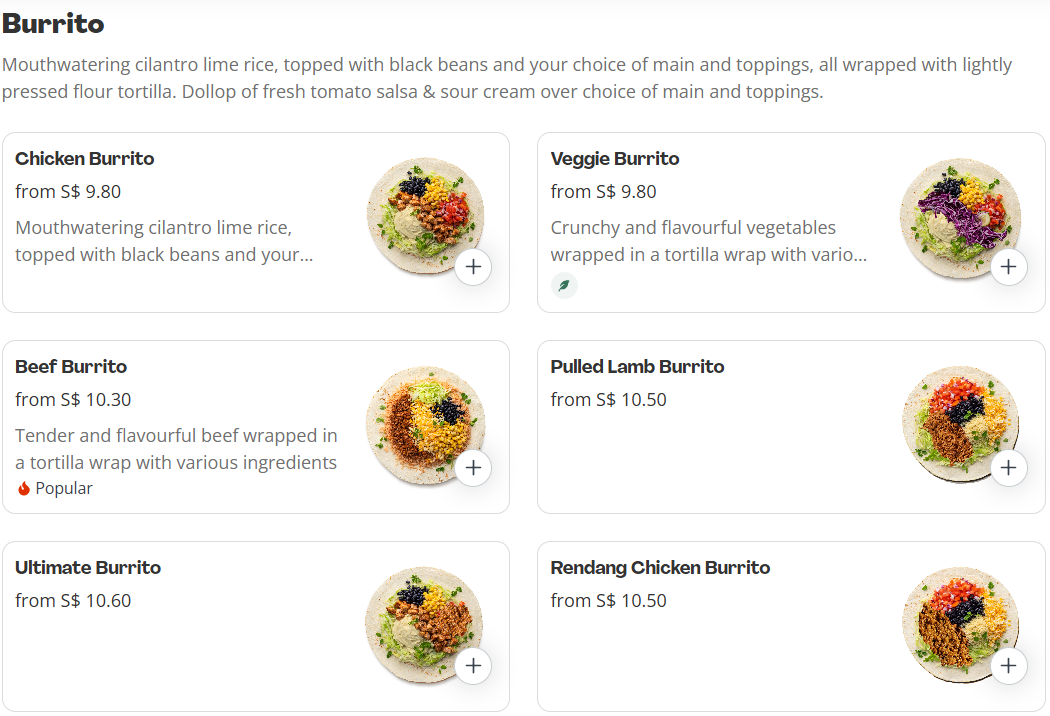 Stuff'd Menu Singapore With Updated Prices 2025