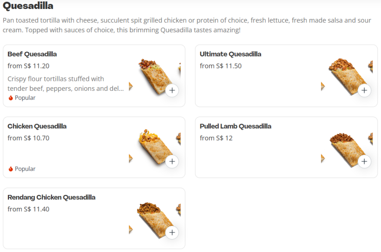 Stuff'd Menu Singapore With Updated Prices 2025