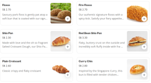 BreadTalk Menu Singapore with Updated Prices 2025
