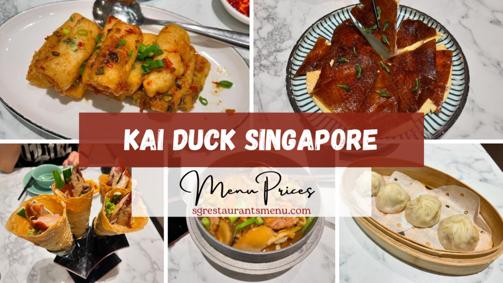 Encik Tan Menu Singapore with Updated Prices 2024