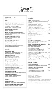 Spago Menu Singapore With Prices 2024 - Promotions & Deals