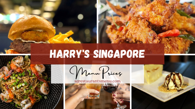 Harry's Menu Singapore Prices & Rewards Program 2024
