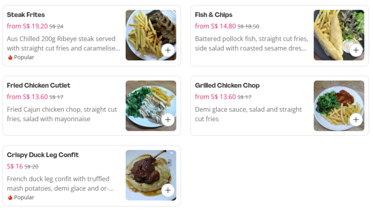 Sun Ray Cafe Menu Singapore With Price (Updated 2025)