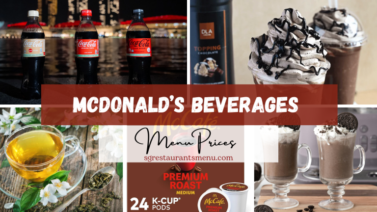 Mcdonald's Drinks Menu With Prices 2025