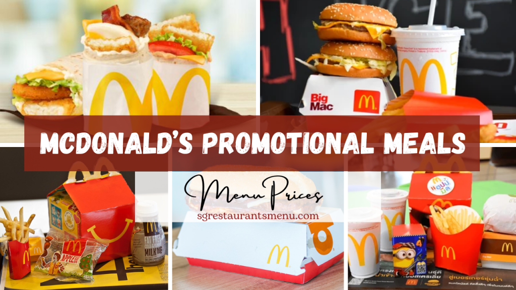 McDonald’s Promotional Meals Menu with Prices 2025