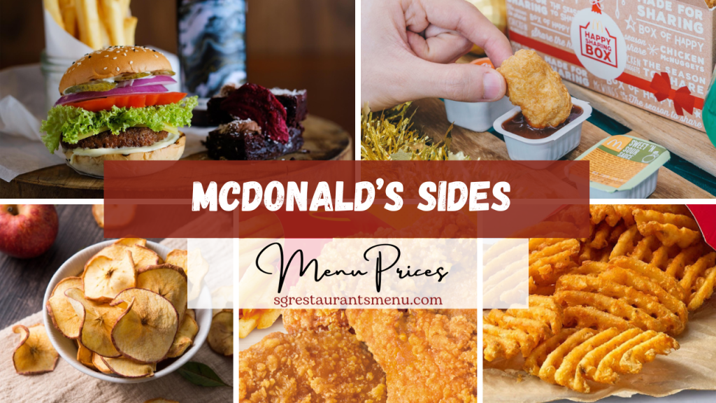 McDonald’s Sides Menu With Prices 2025