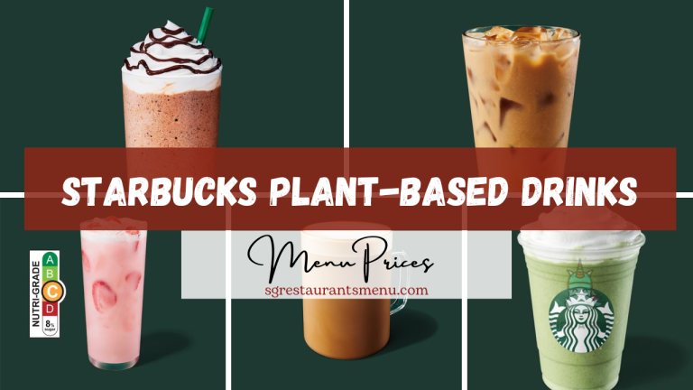 Starbucks Plant-Based Drinks Menu With Prices 2025