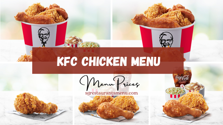 KFC Chicken Menu With Prices 2025