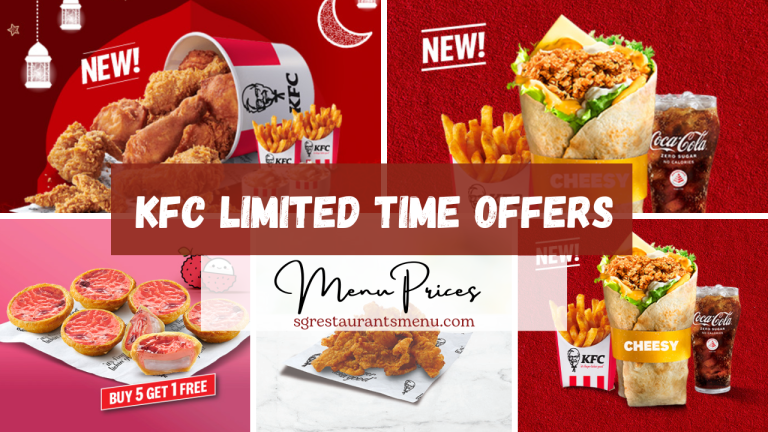 KFC Limited Time Menu With Prices 2025